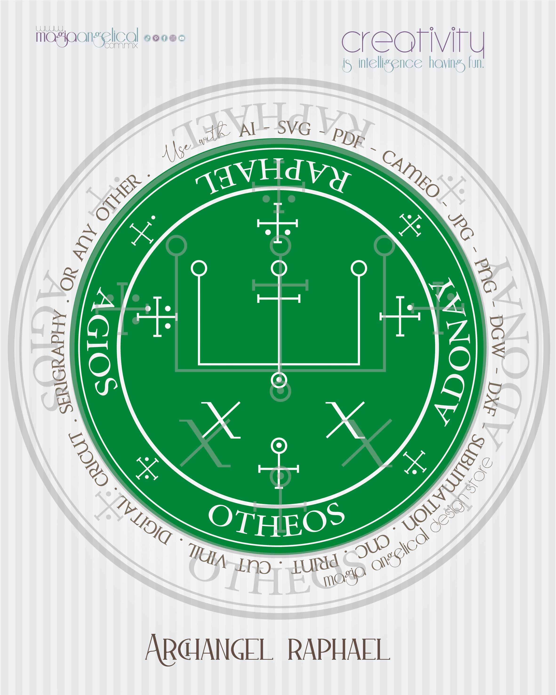 ARCHANGEL SIGILS King Solomon Magic Symbol, Vinyl, Cutting, Cricut, Svg ...