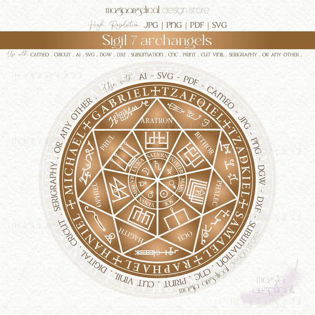 Seal of the Seven Archangels and Seven Olympic Spirits. the Seal of the ...