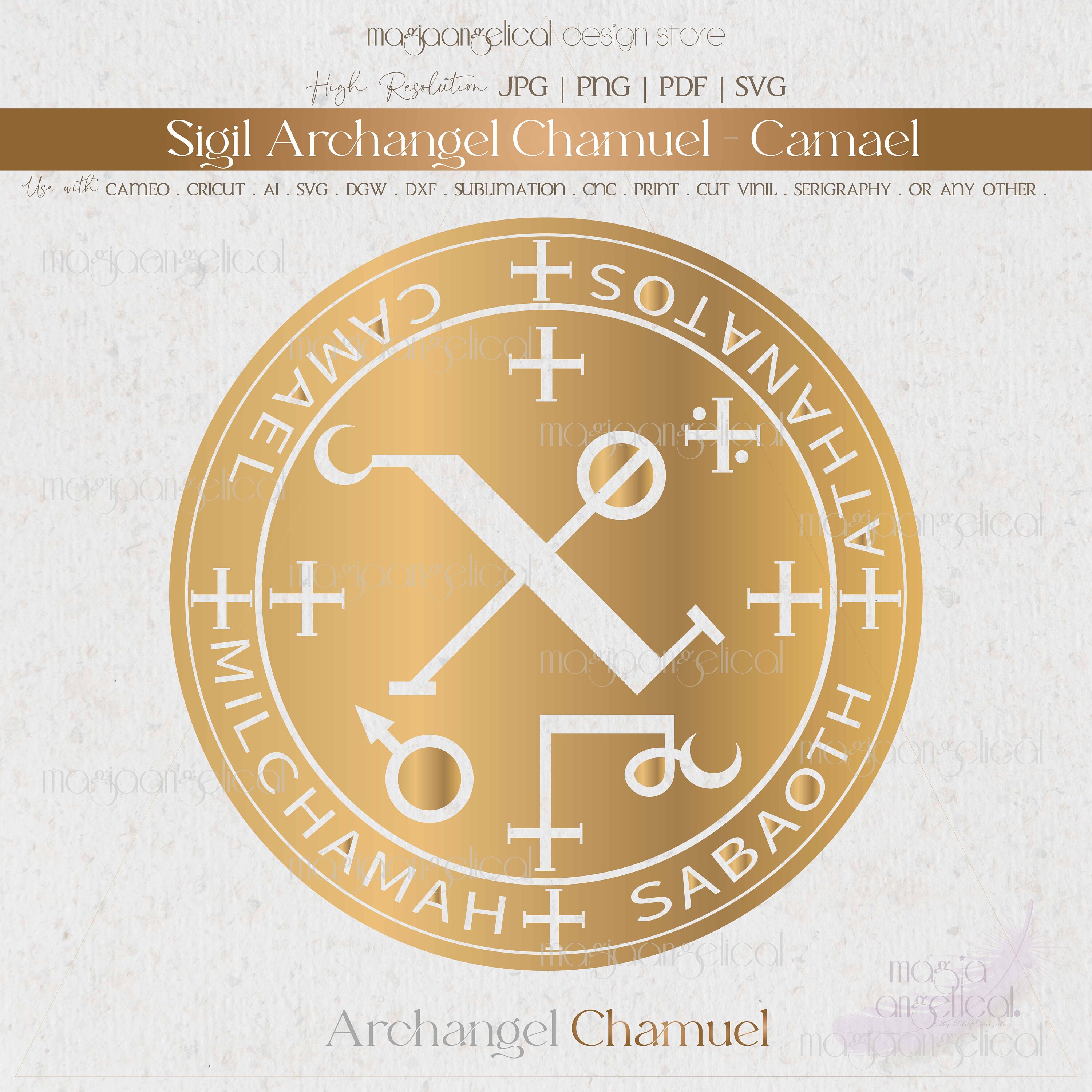 Sigil Archangel Chamuel - Etsy