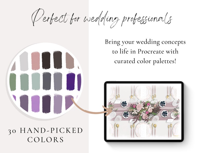 Lavender & Eucalyptus Procreate Color Palette, Procreate Color Swatches ...