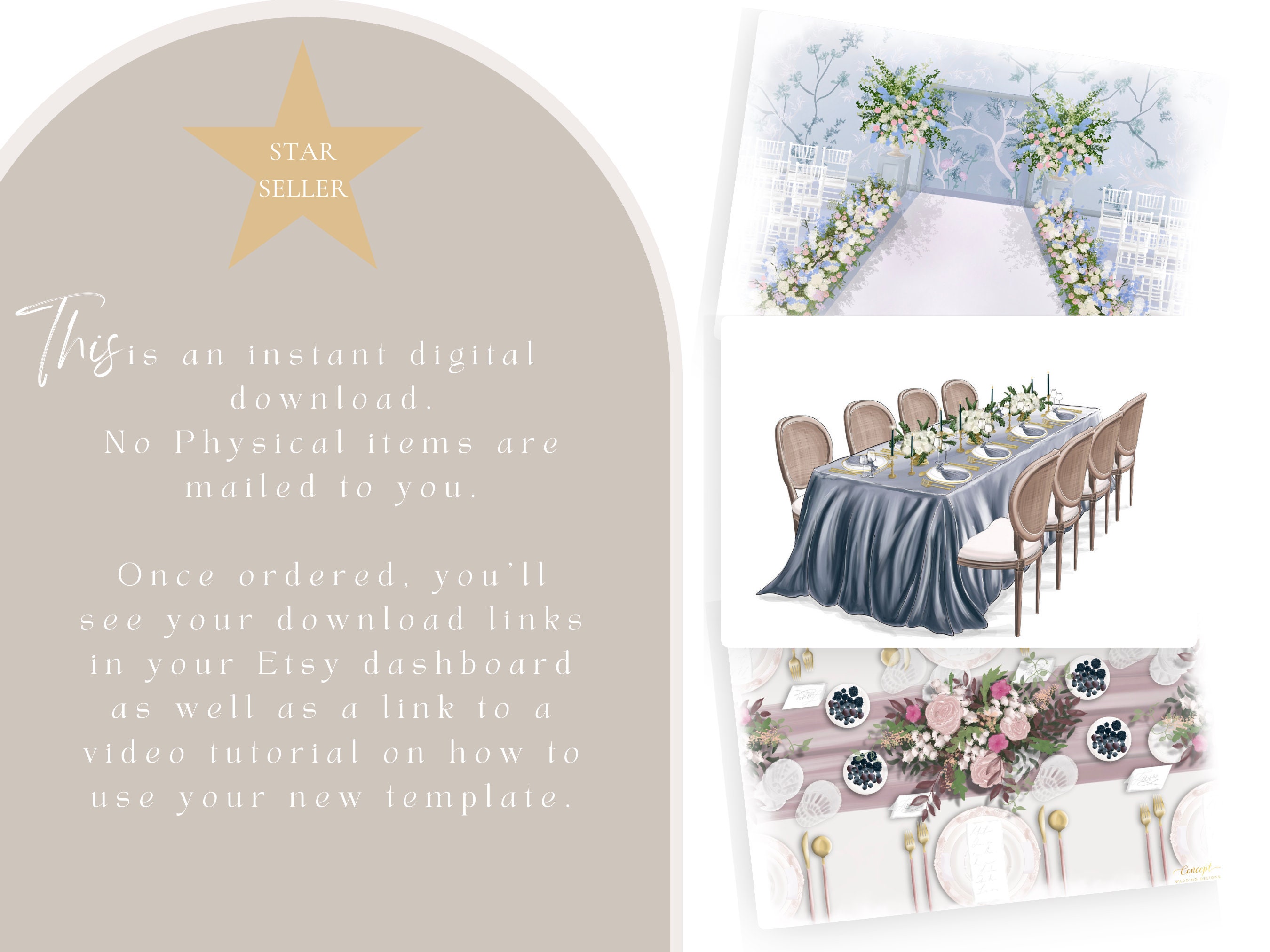 57 Wedding Ceremony Arch Procreate Stamps | Procreate Wedding ...