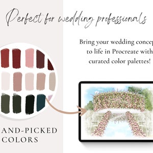 Dusty Rose Procreate Color Palette, Procreate Color Swatches, Procreate ...