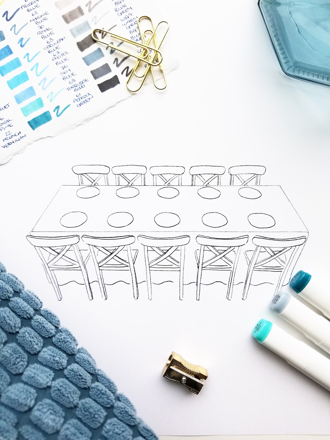 52 Table Templates, Drawing Templates, Wedding Planner Tools, Printable ...