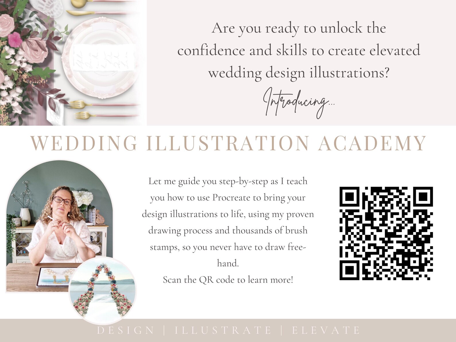 57 Wedding Ceremony Arch Procreate Stamps | Procreate Wedding ...