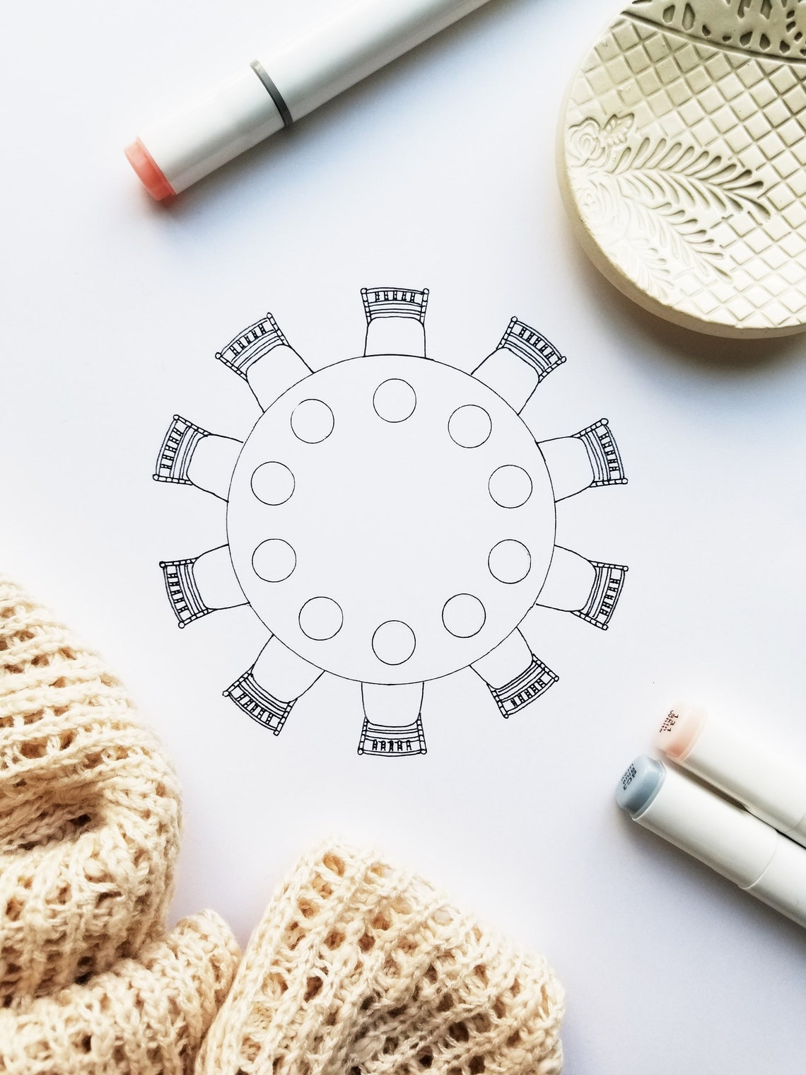 52 Table Templates, Drawing Templates, Wedding Planner Tools, Printable ...