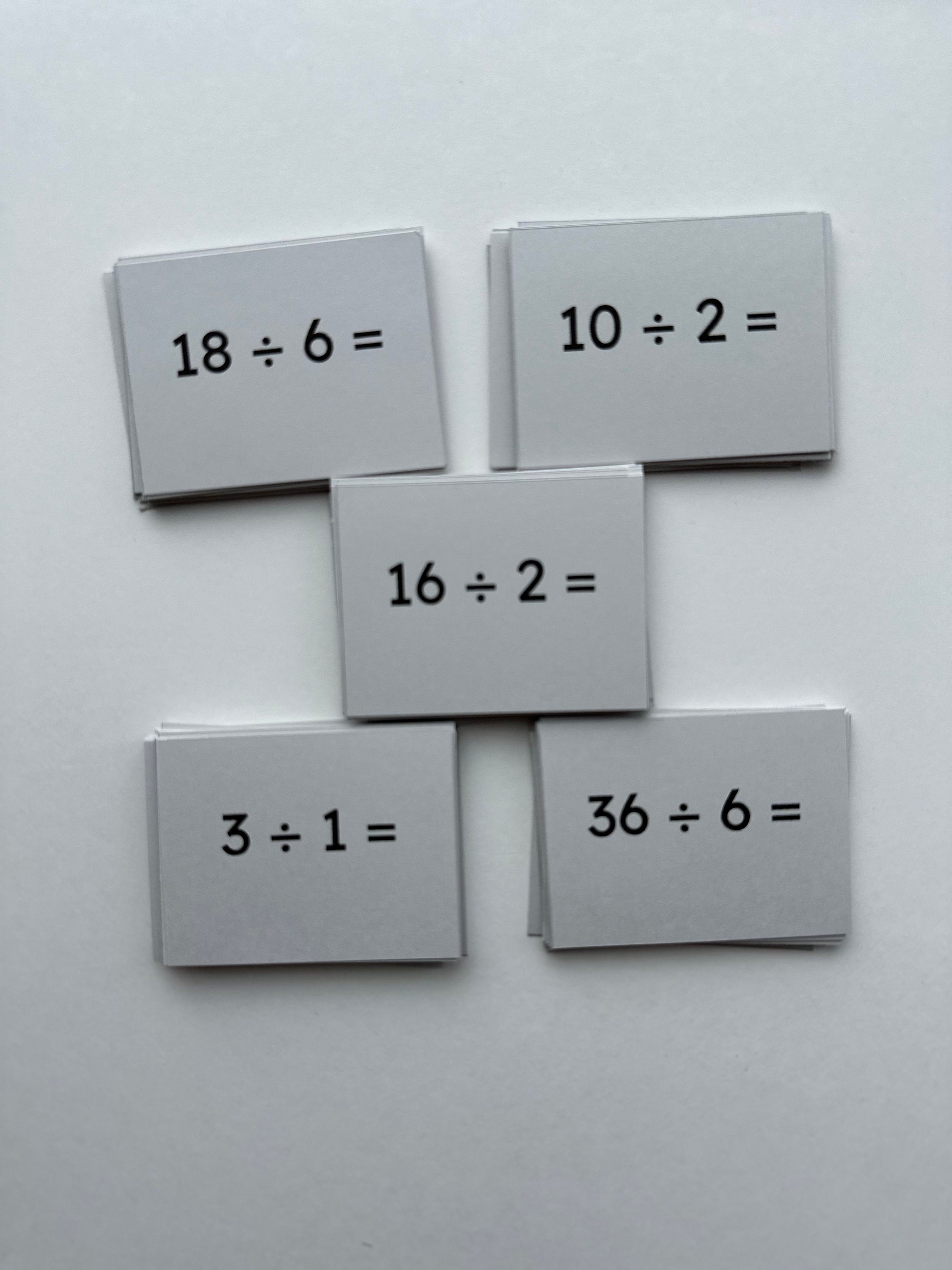 Math Flash Cards Set | Math Flash Cards | Math Facts | Multiply, Divide ...