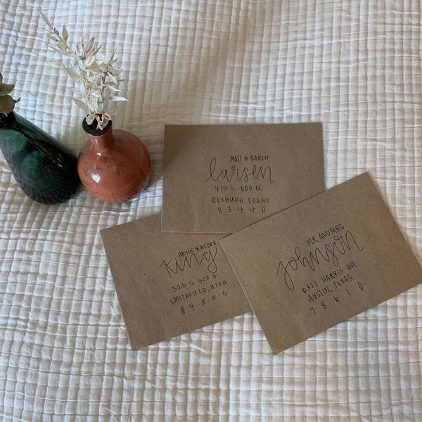 Handwritten Address - Etsy