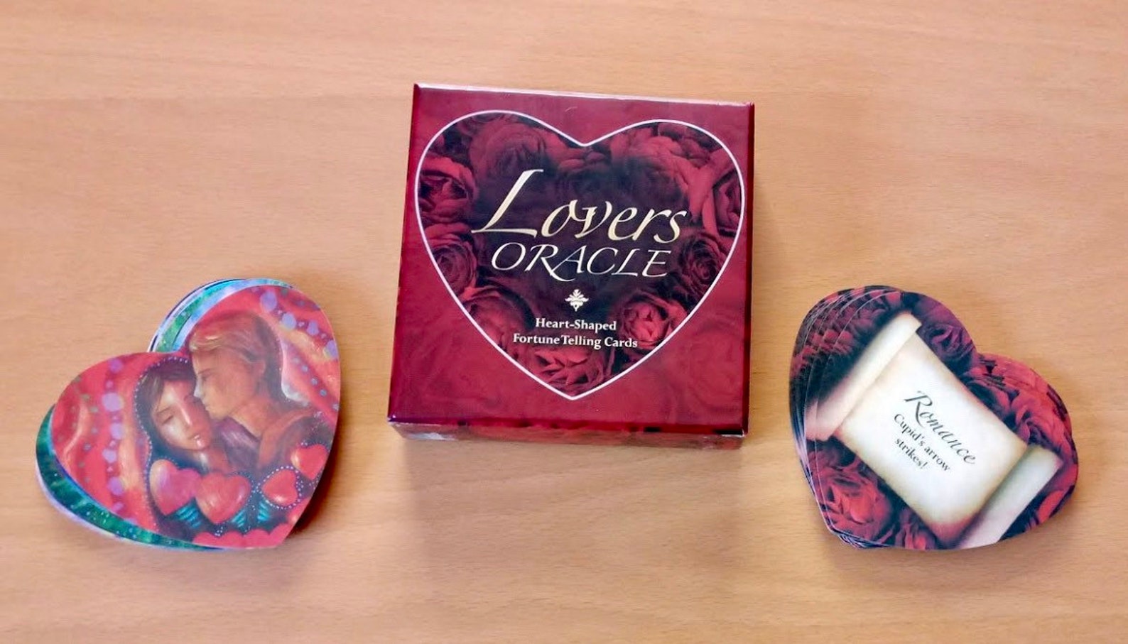 Lovers Oracle: Heart Shaped Love Fortune Telling Cards by Toni | Etsy