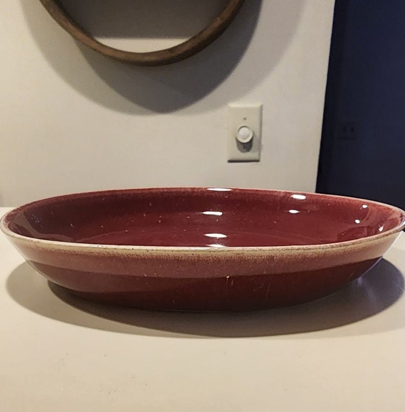 Red Holiday Serving Dish (8.25" Wide) - Etsy