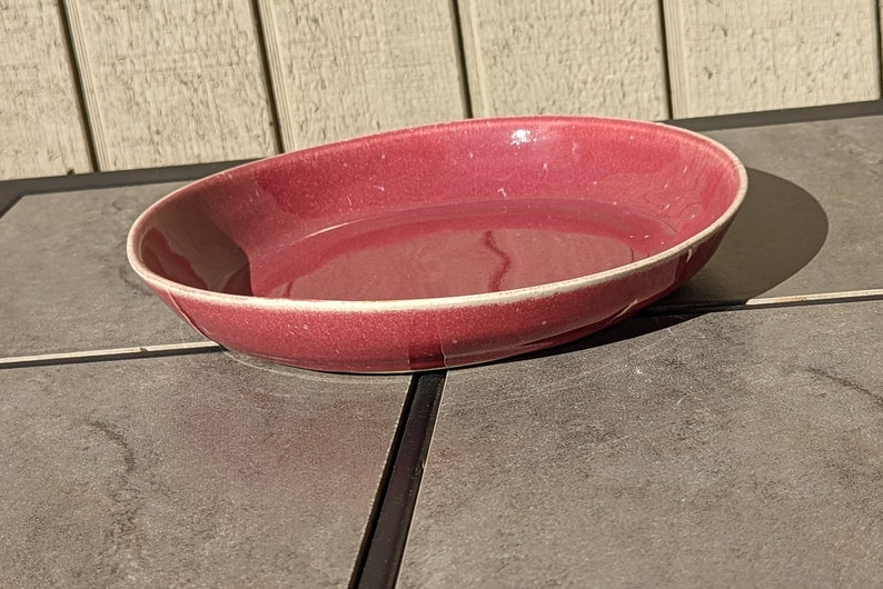 Red Holiday Serving Dish (8.25" Wide) - Etsy