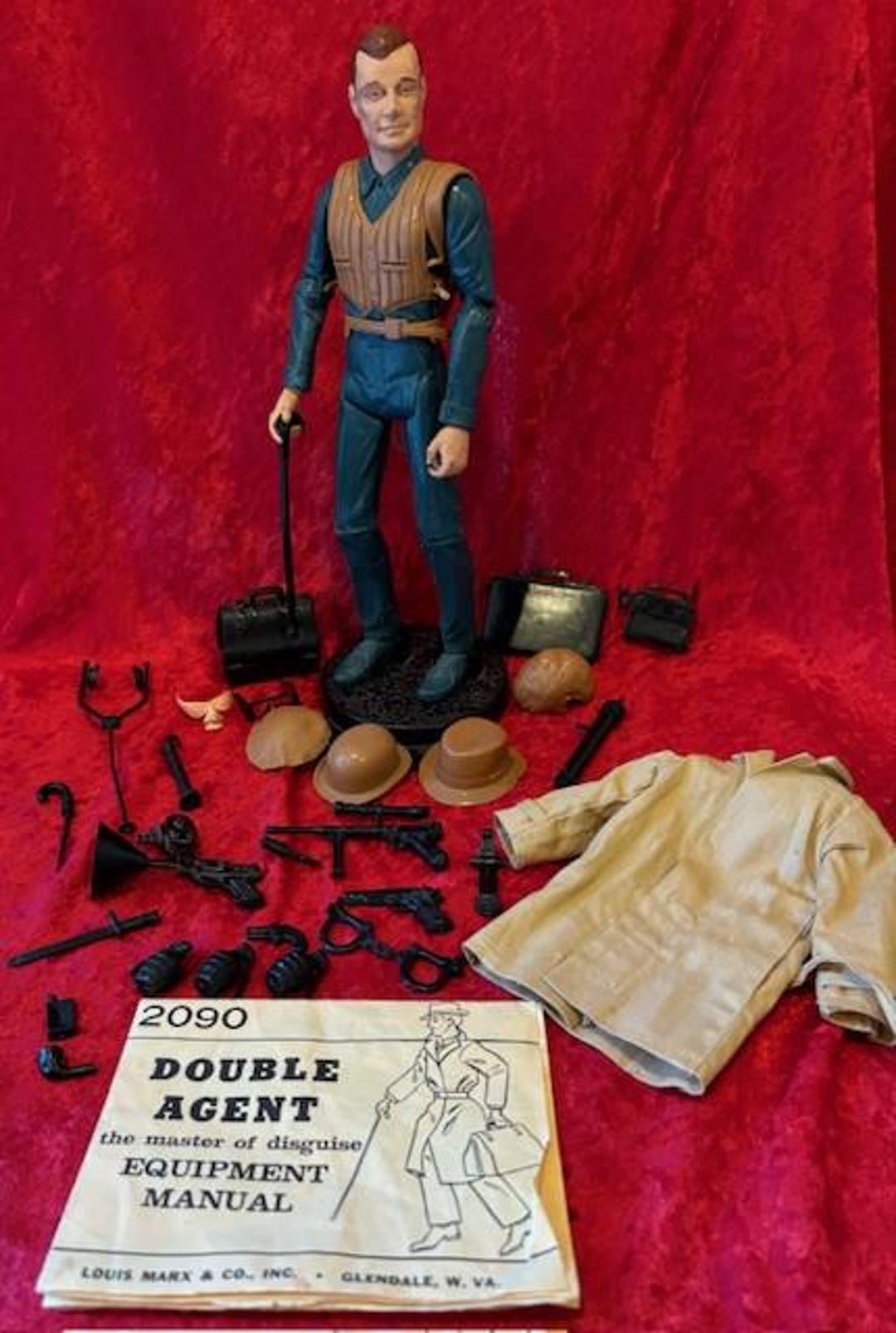 MARX - Mike Hazard Secret Agent, Action Figure - Vintage and Original ...