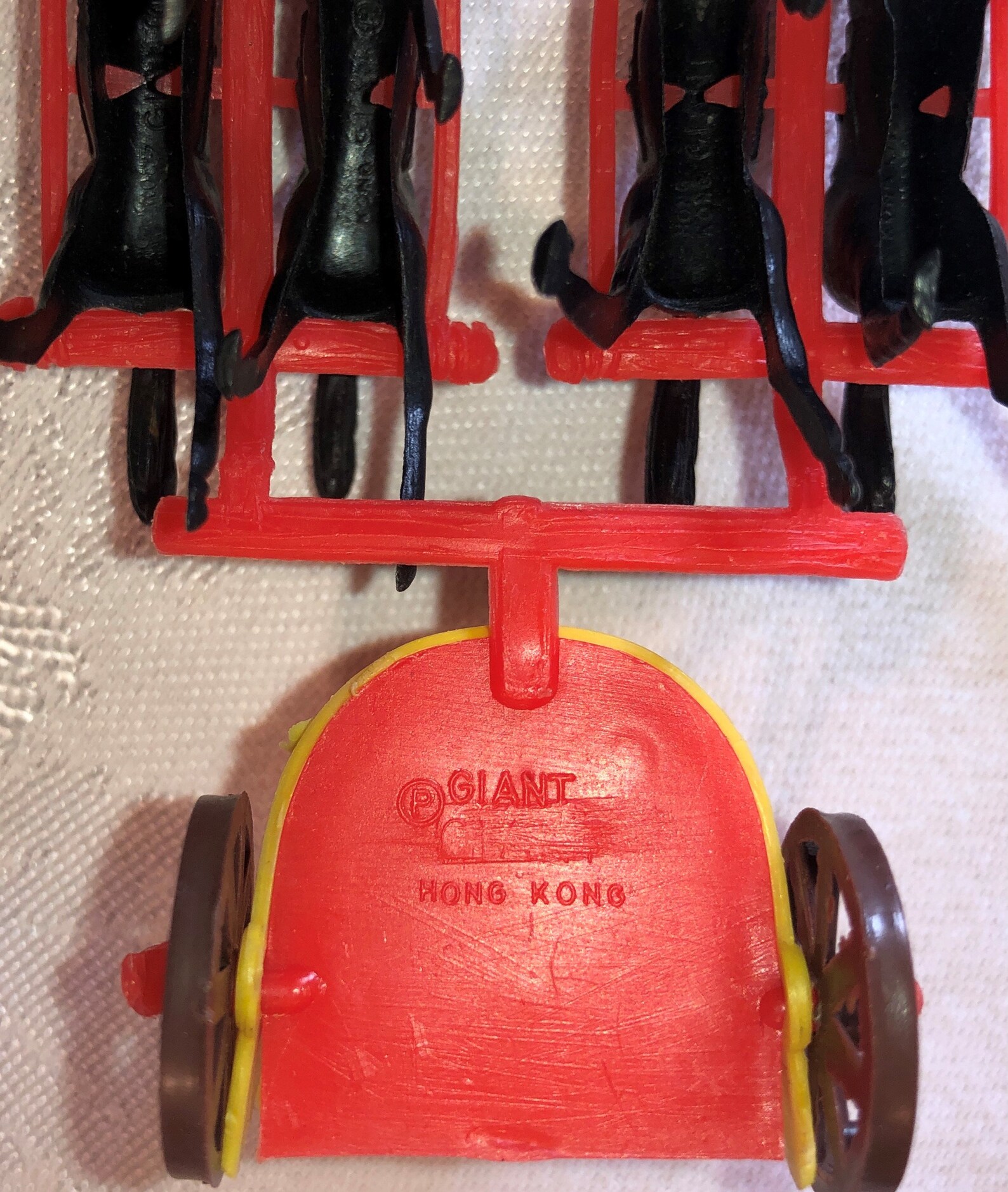 GIANT BRAND Chariot With Black Horses and Roman - Dime Store Toy - 1960 ...