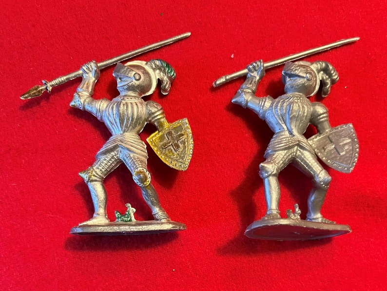 Jean Hoefler Knights Figures Eight Total Great Action - Etsy