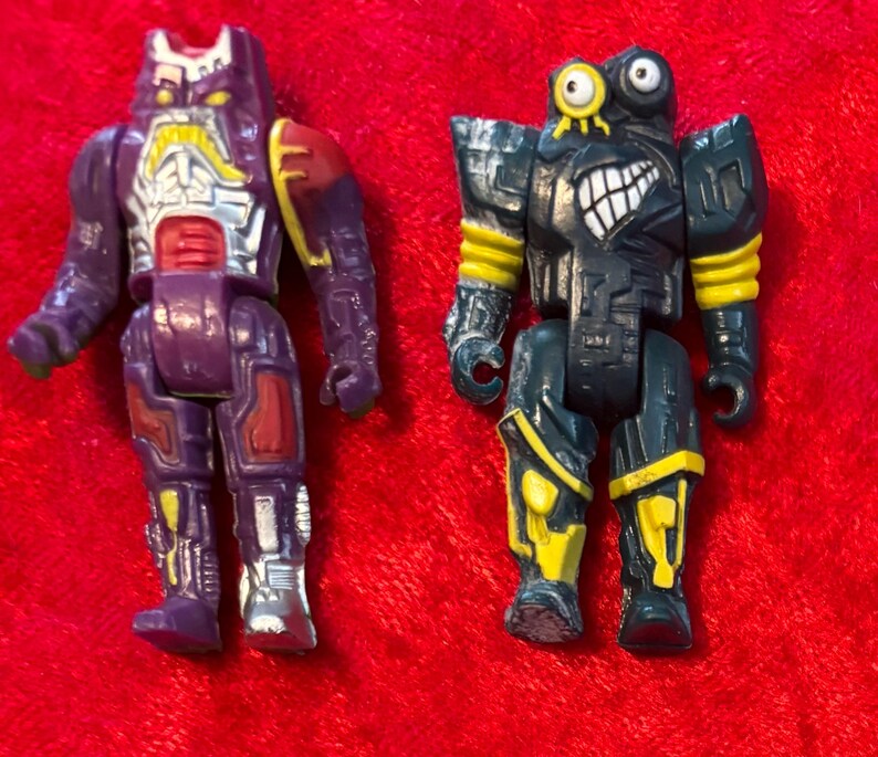 Two Mattel Computer Warriors Figures; Minus & Asynk - 1989 - Etsy