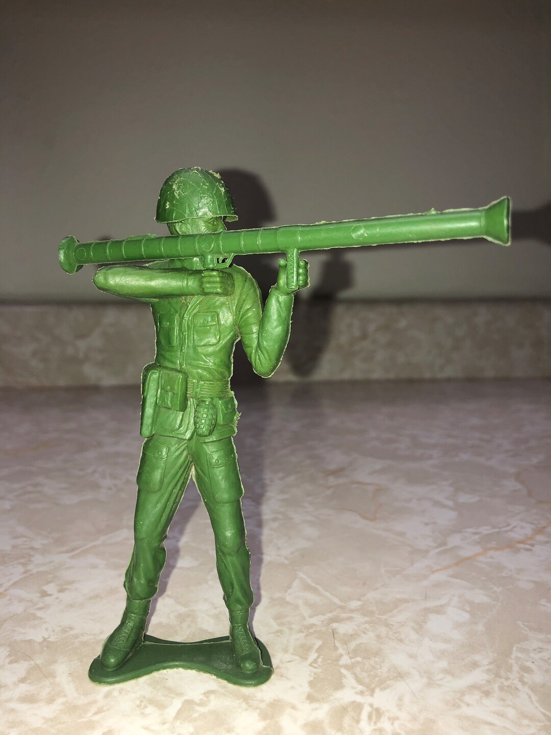 Original 1960's MPC 5" Army Man - Bazooka Shooter- Battling Buddy With ...