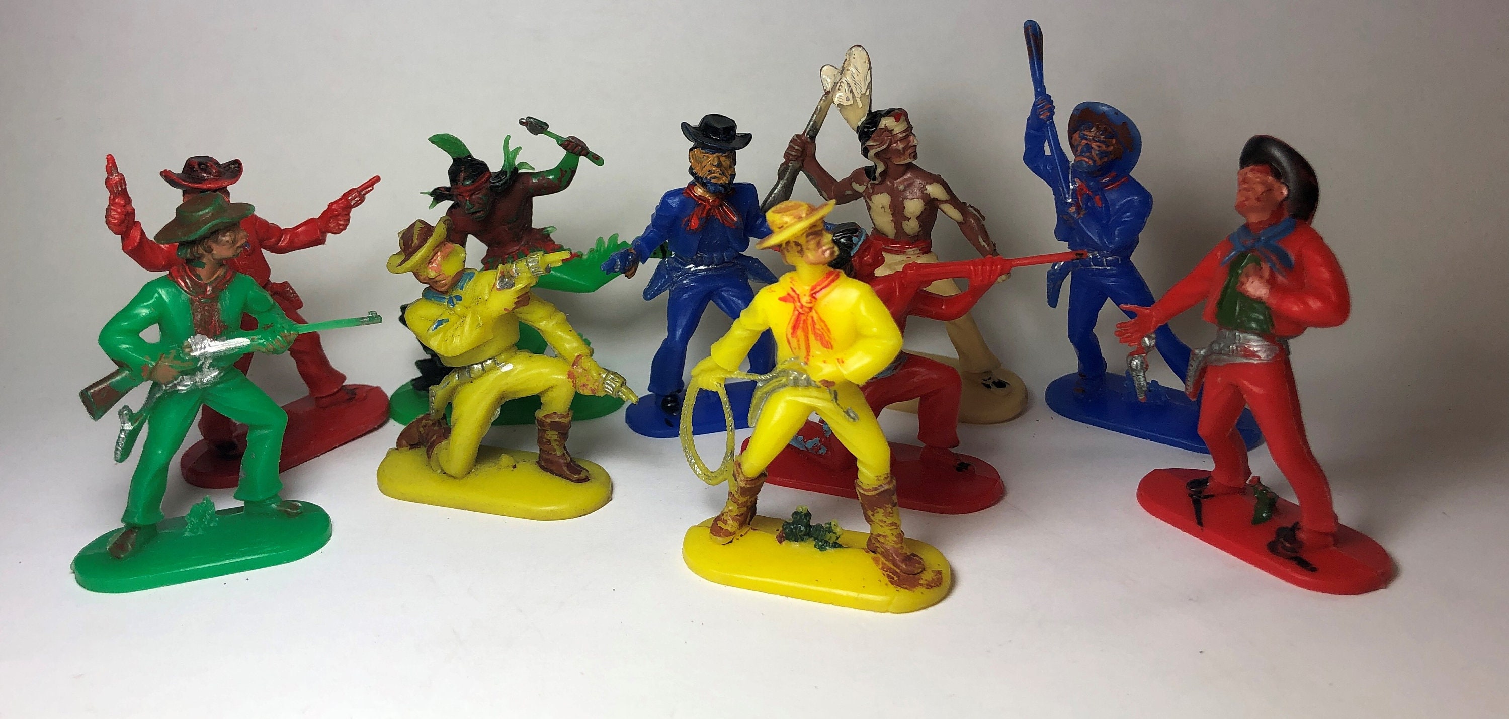 JEAN HOEFLER W Germany Höfler Cowboy & Indians Vintage 10 | Etsy