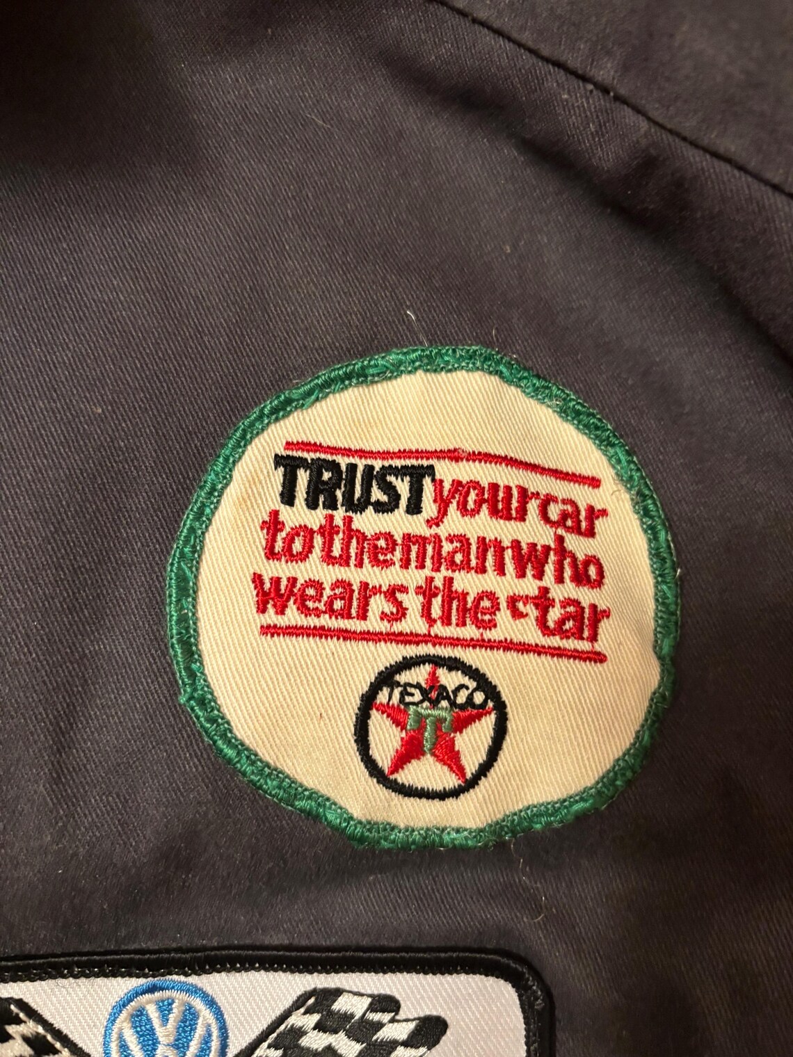 Aramark Mechanics Jacket With VW Theme and 1970’a Patches - Size XL ...