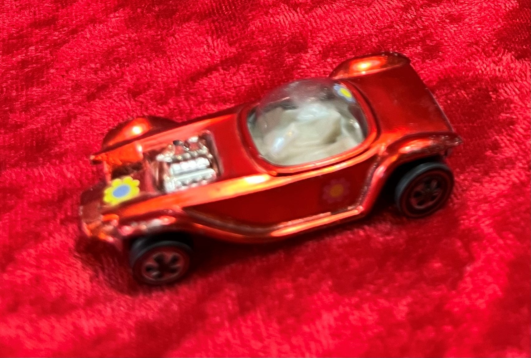 1968 Redline Hotwheel - Beatnik Bandit - Red With White Interior - in ...