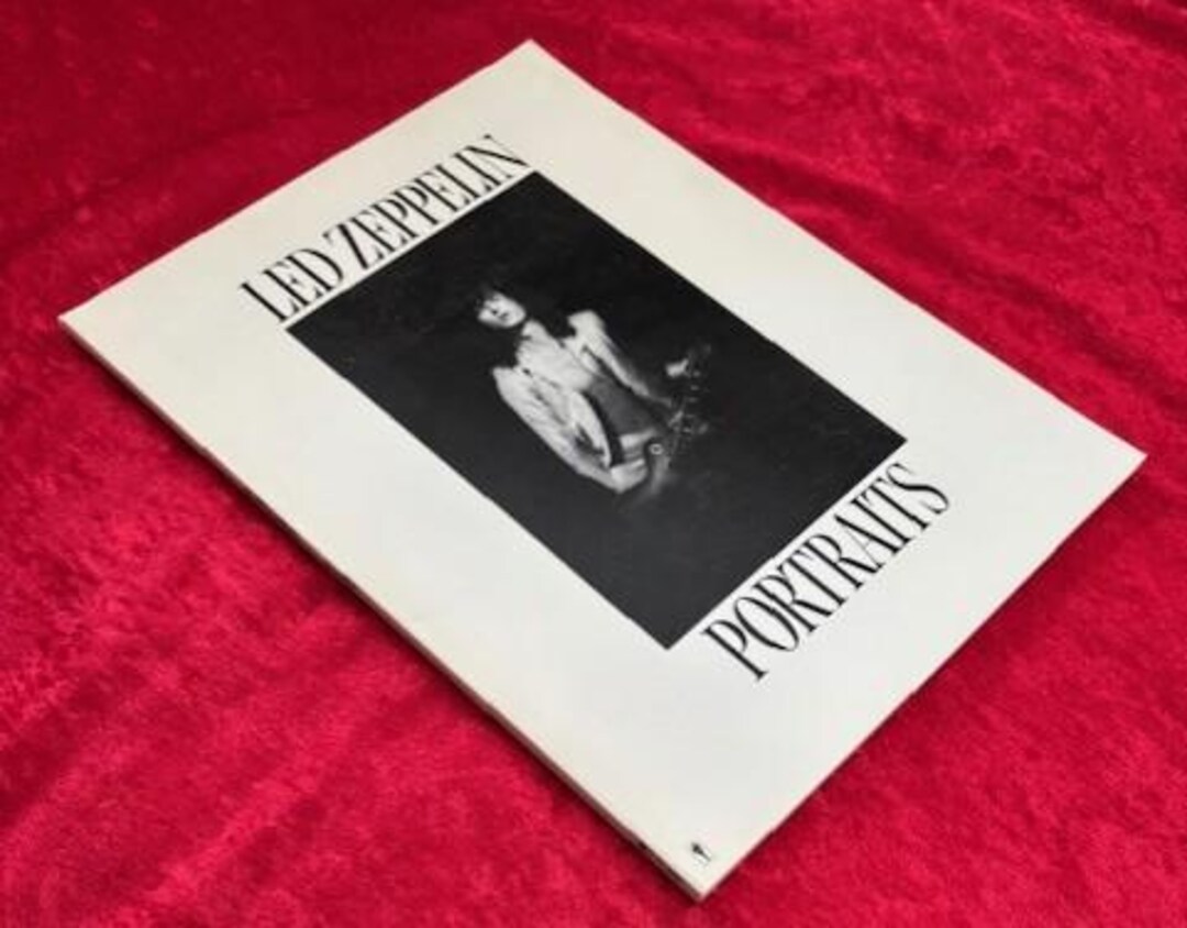 Led Zeppelin Portraits Black & White Photo Book Vintage Rock Neal ...