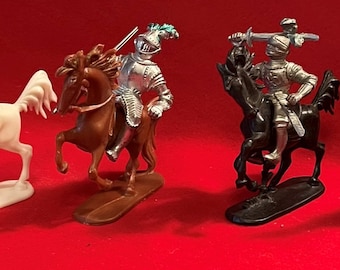 Jean Hoefler Knights Figures - Eight Total - Great Action Poses - West ...