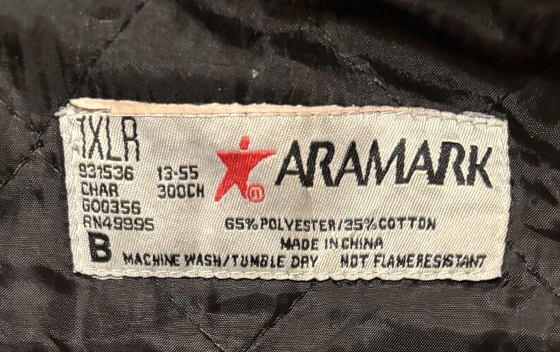 Aramark Mechanics Jacket With VW Theme and 1970’a Patches - Size XL ...