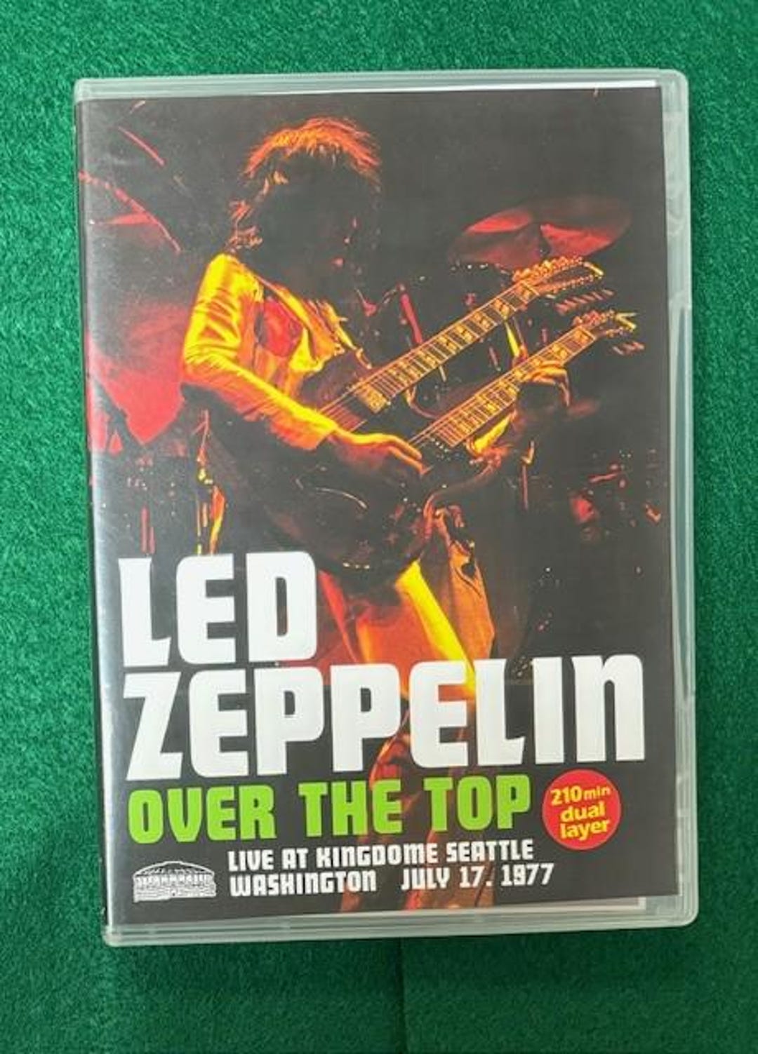 LED ZEPPELIN Over the Top DVD Live at Kingdome, Seattle Washington ...