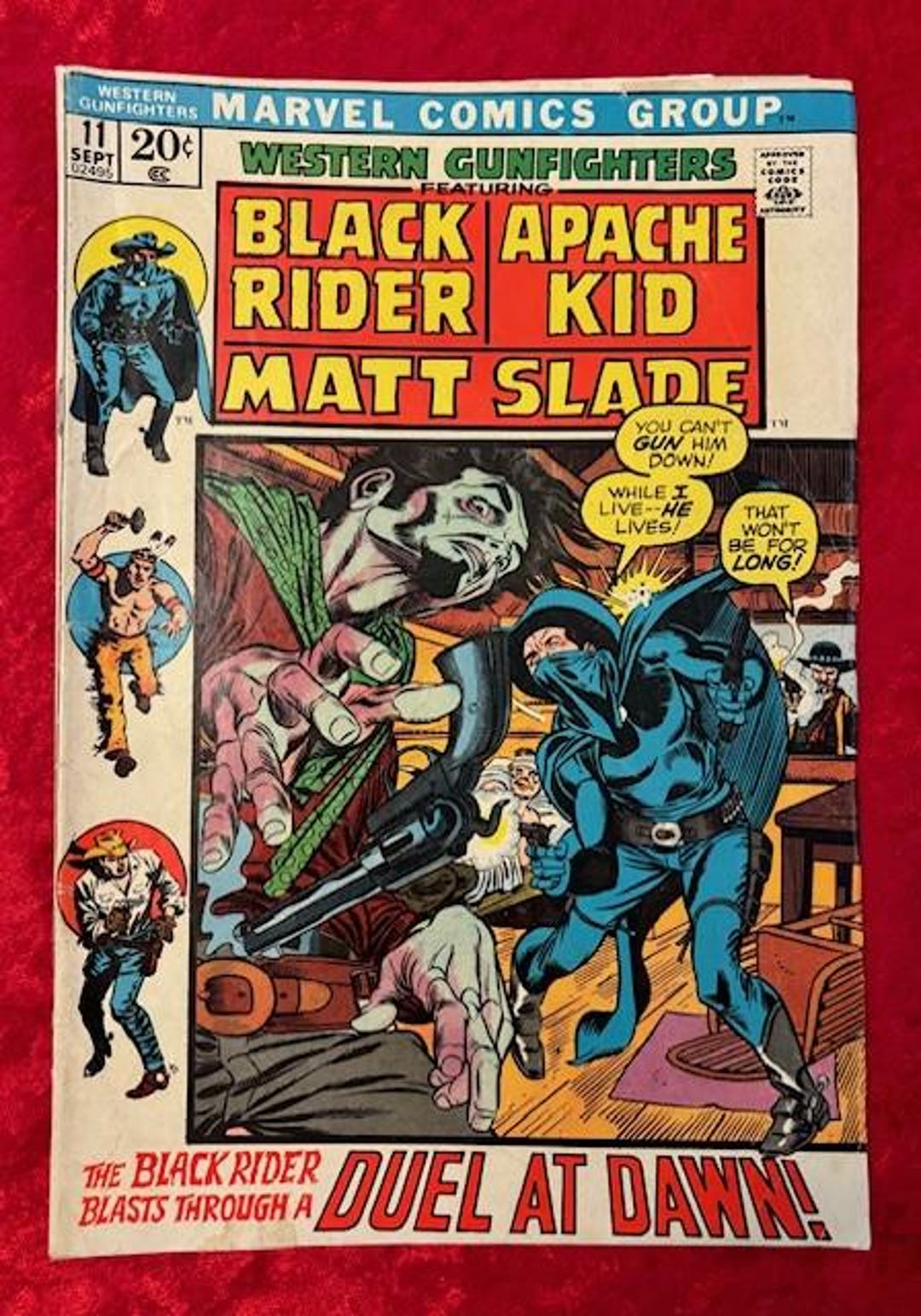 MARVEL COMICS - Western Gunfighters, Featuring Black Rider, Apache Kid ...