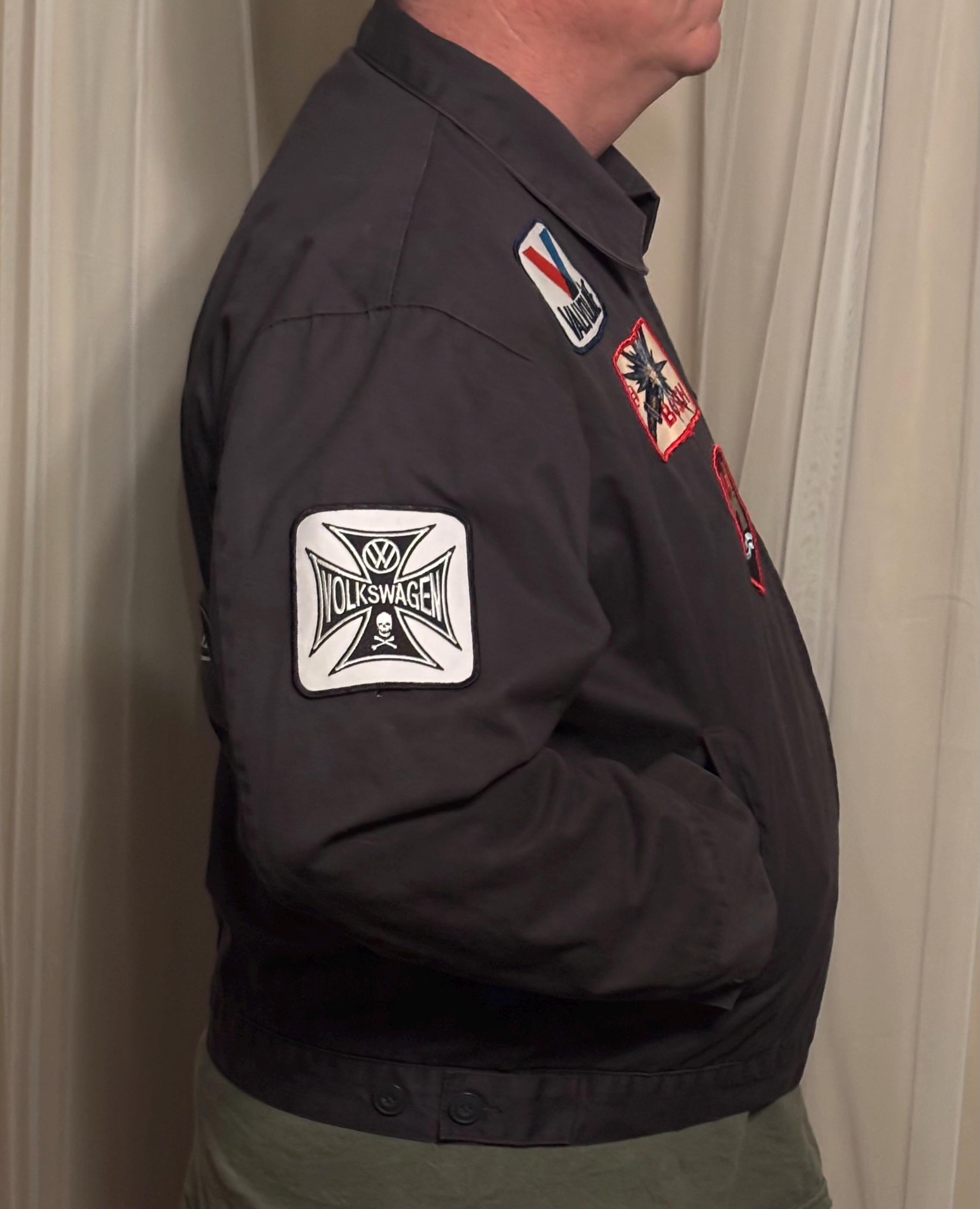 Aramark Mechanics Jacket With VW Theme and 1970’a Patches - Size XL ...