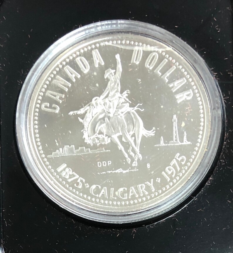 1975 Canada Silver Proof Specimen One Dollar Calgary | Etsy