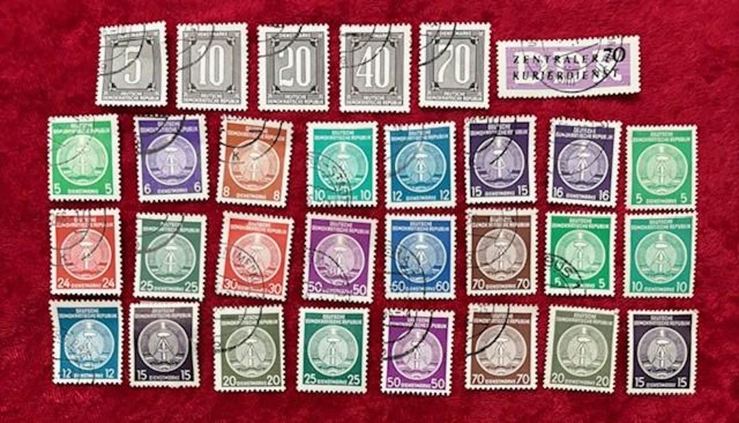 East Germany (DDR) Postage Stamps - Lot 040 Consists of 30 Different ...