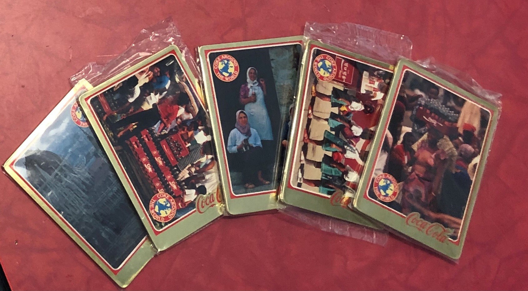 Coca-cola Metal Collectors Cards Coke Around the World | Etsy