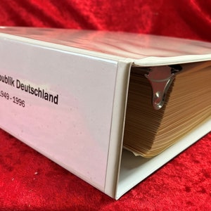 GERMANY Stamp Album - 1949-1996 - Contains Over 900 Different Stamps ...