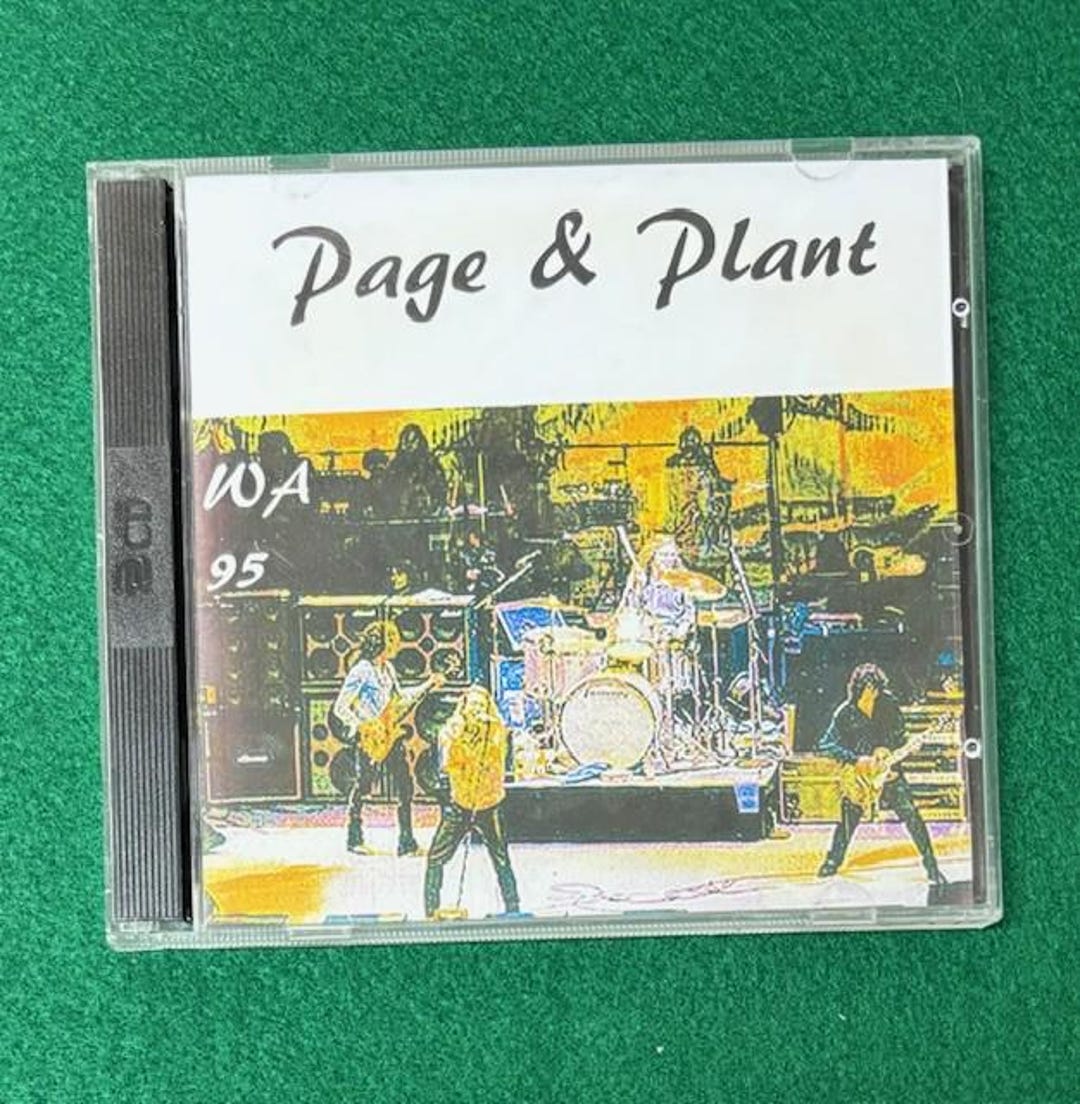 Jimmy Page & Robert Plant, Tacoma WA 1996, CD Live in Concert Recording ...