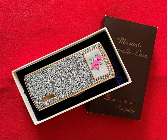 1950's Musical Cigarette Case by Banbi Eagle KPK Never - Etsy