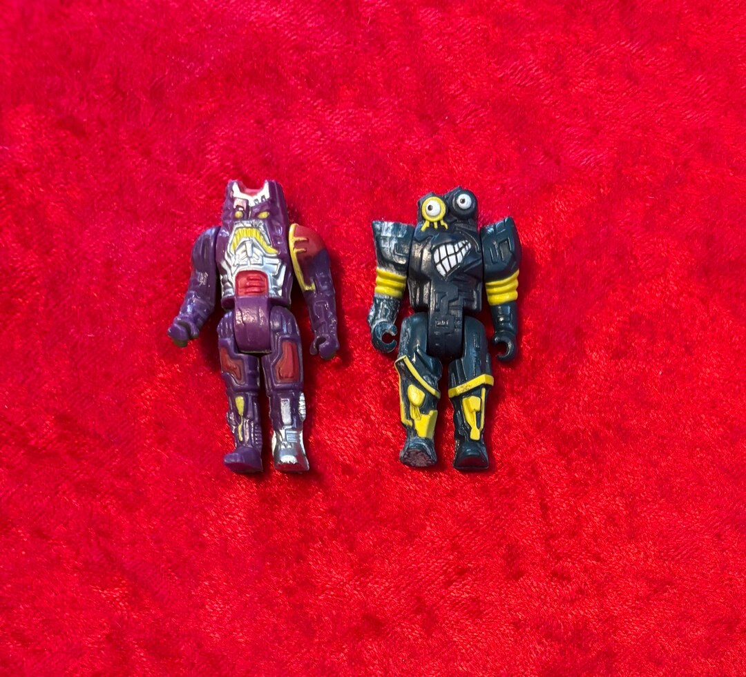 Two Mattel Computer Warriors Figures; Minus & Asynk - 1989 - Etsy