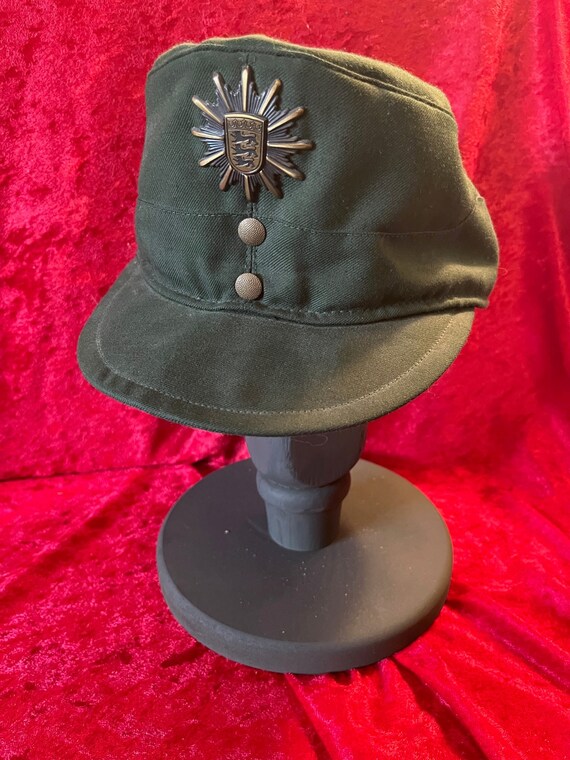 Vintage German Baden Police Officer Hat Helmet Cap Ke… - Gem