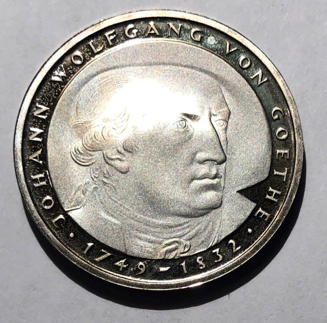1982 German 5 Mark Coin - Commemorative Issue - 150th Anniversary of ...