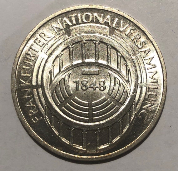 1973 German 5 Mark SILVER Coin 125th Anniversary Frankfurt | Etsy