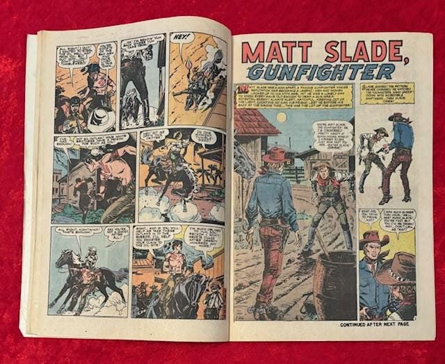 MARVEL COMICS - Western Gunfighters, Featuring Black Rider, Apache Kid ...