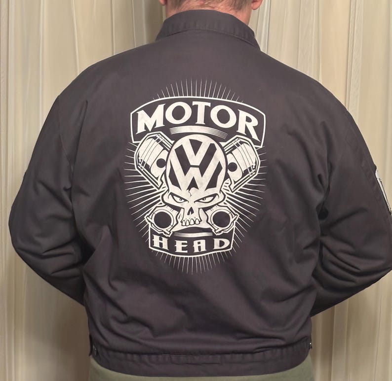 Aramark Mechanics Jacket With VW Theme and 1970’a Patches - Size XL ...