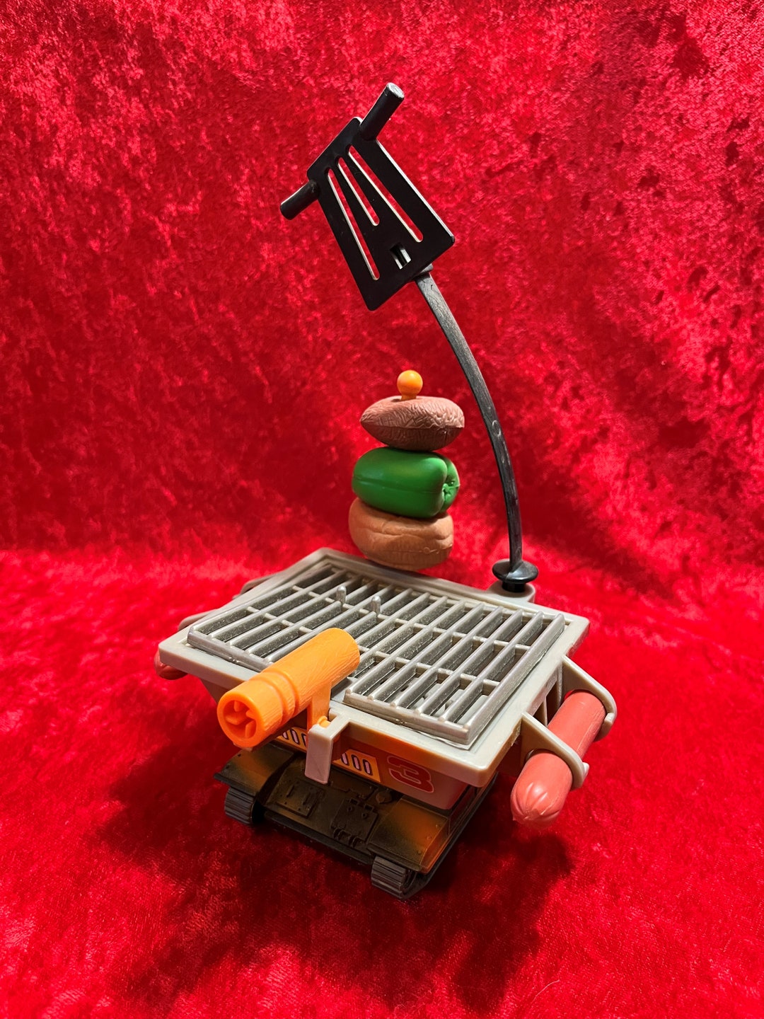 FOOD FIGHTERS - BBQ Bomber Action Figure Vehicle - 1988 Mattel ...