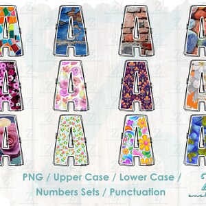 Sublimation Bundle Doodle Letters - 100 Sublimation Bundle Doodle ...