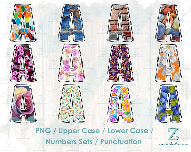 Sublimation Bundle Doodle Letters 100 Sublimation Bundle - Etsy