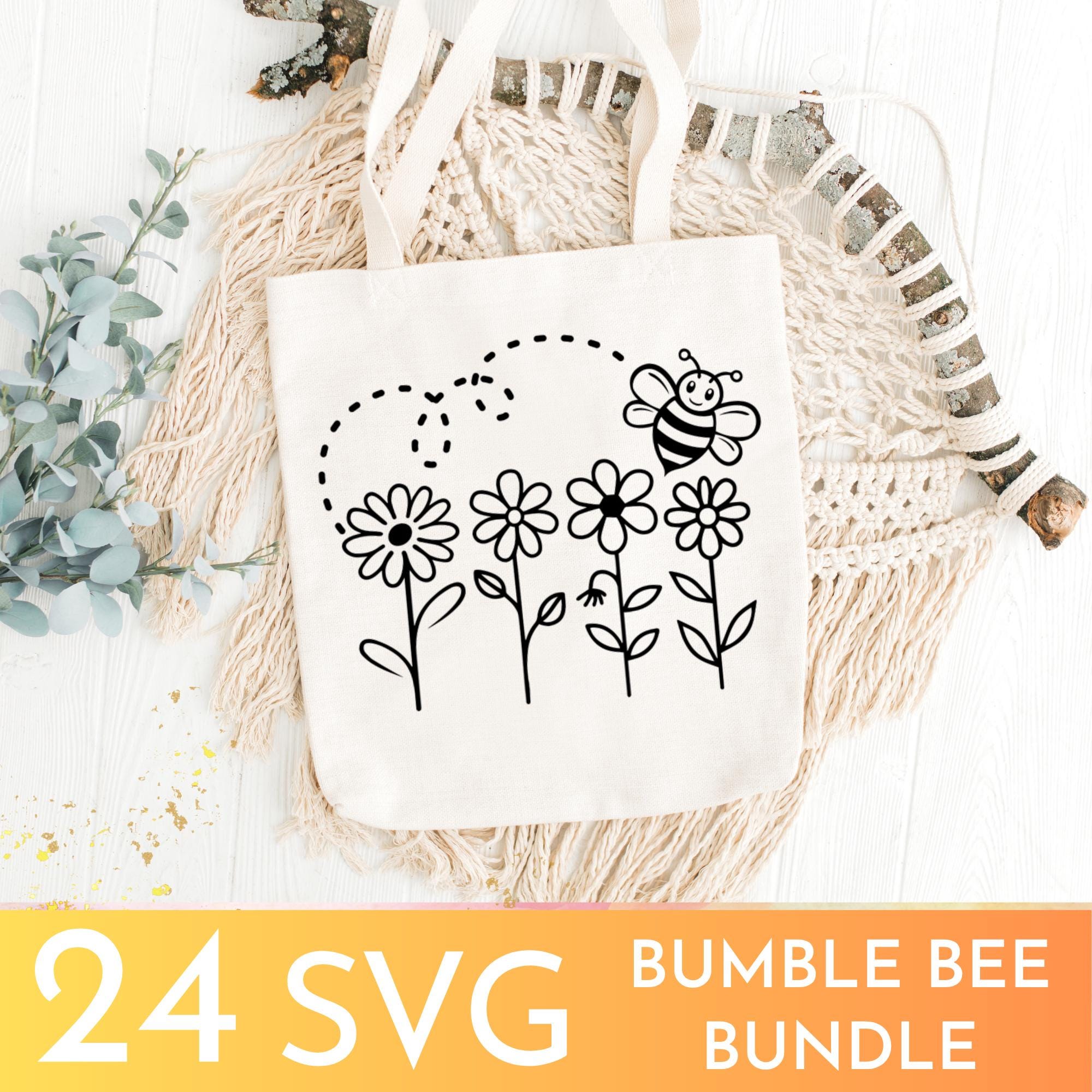 Bumble Bee SVG Clipart Bundle, Bee Quotes (digital Download) - Etsy