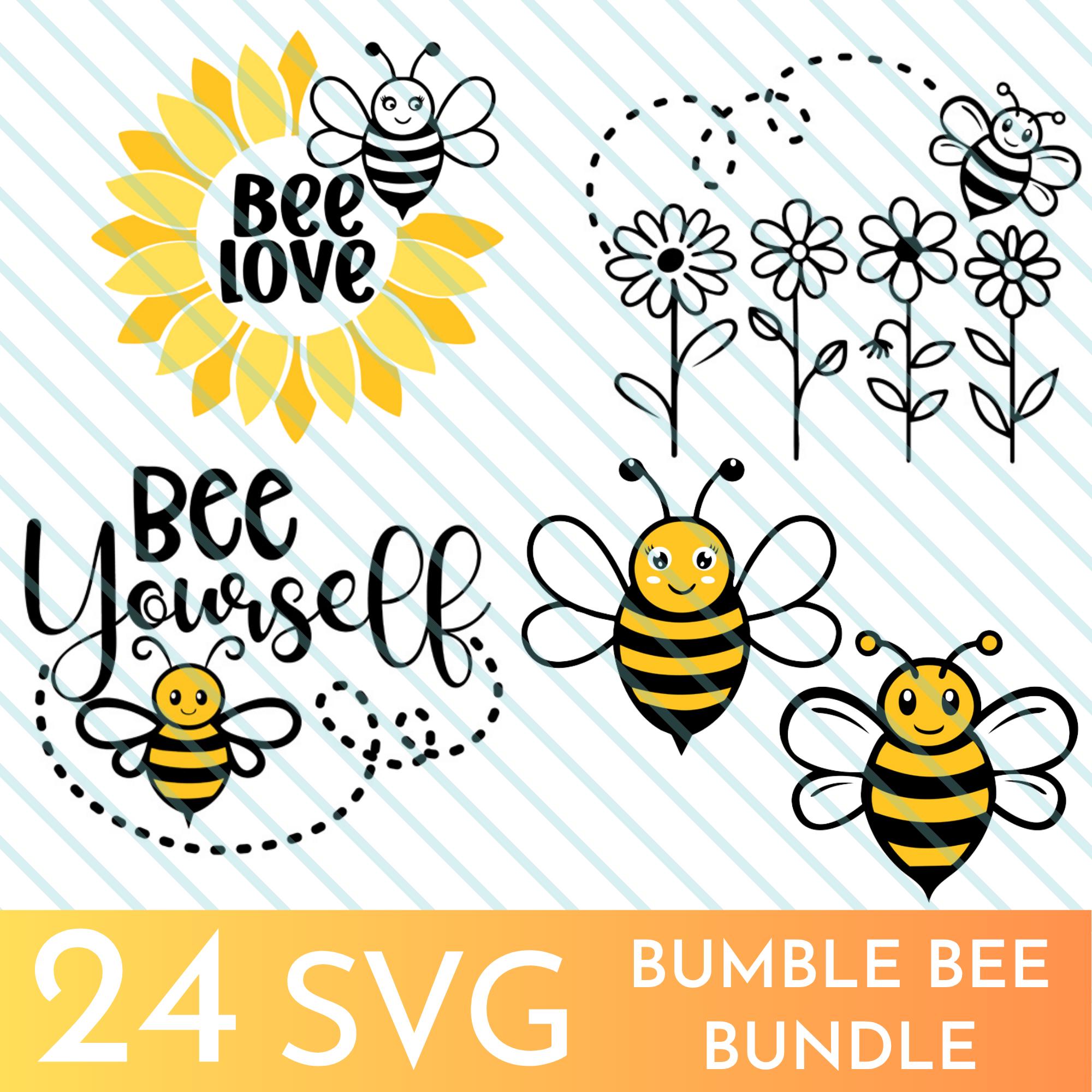 Bumble Bee SVG Clipart Bundle, Bee Quotes (digital Download) - Etsy