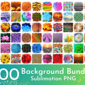 Sublimation Background Bundle Vol 3 100 PNG Sublimation - Etsy