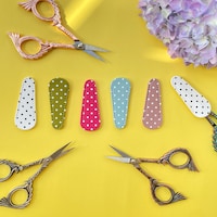 Red Embroidery Scissors Case- Cross Stitch Scissors Case- Scissors ...