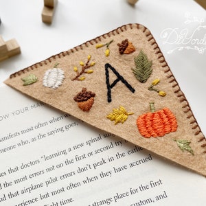 2023 Christmas Personalized Letter Bookmark Personalized Embroidery ...