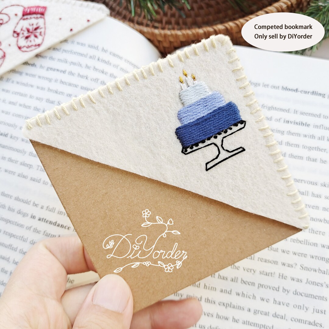 Birthday Bookmark-personalized Letter Bookmark Embroidery Kit ...