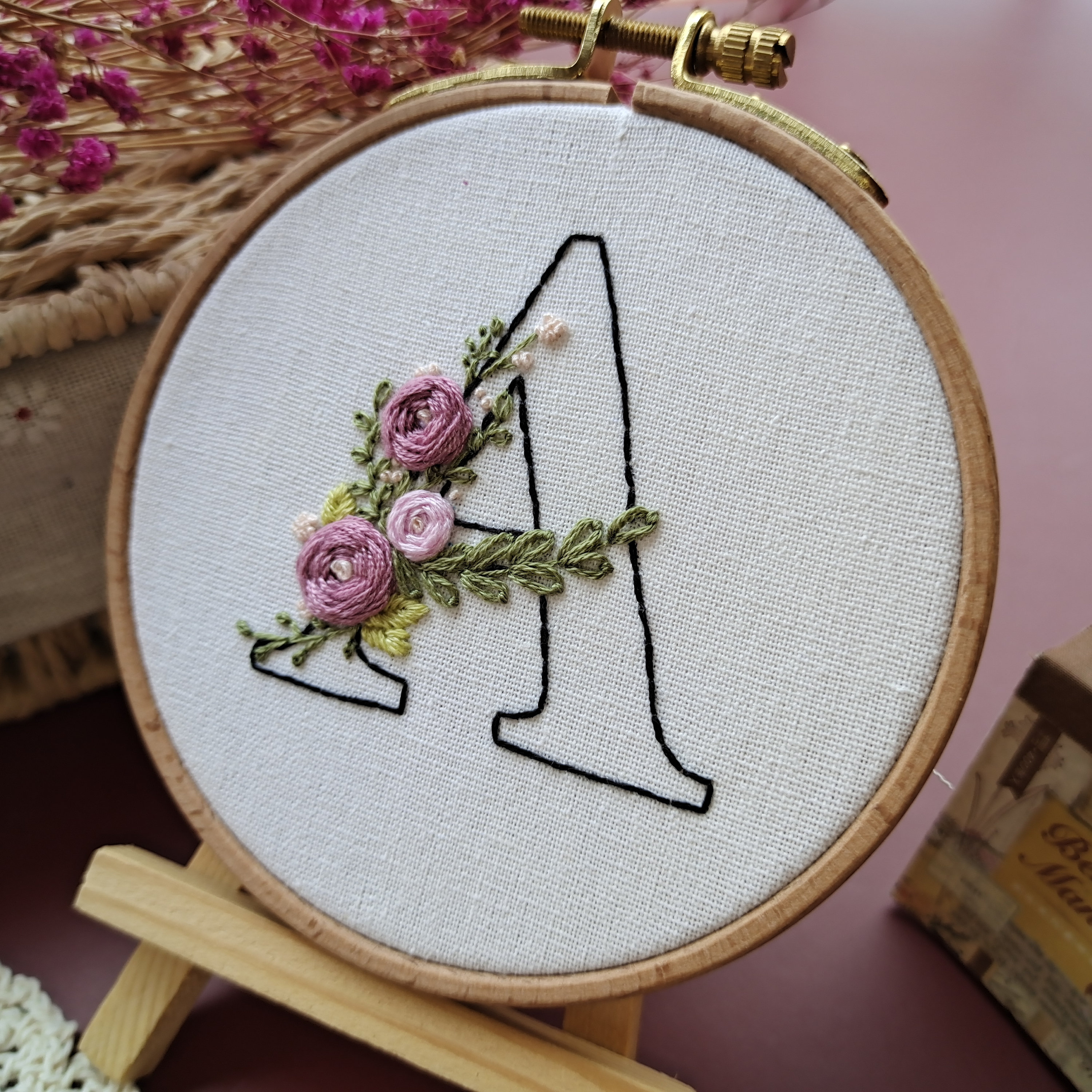 Letter A Embroidery Pattern PDF Embroidery Pattern. Digital - Etsy